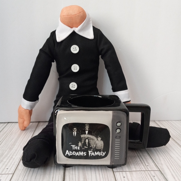 Toys | Addams Family Wednesday Headless Plush Doll And Tv Coffee Mug ...